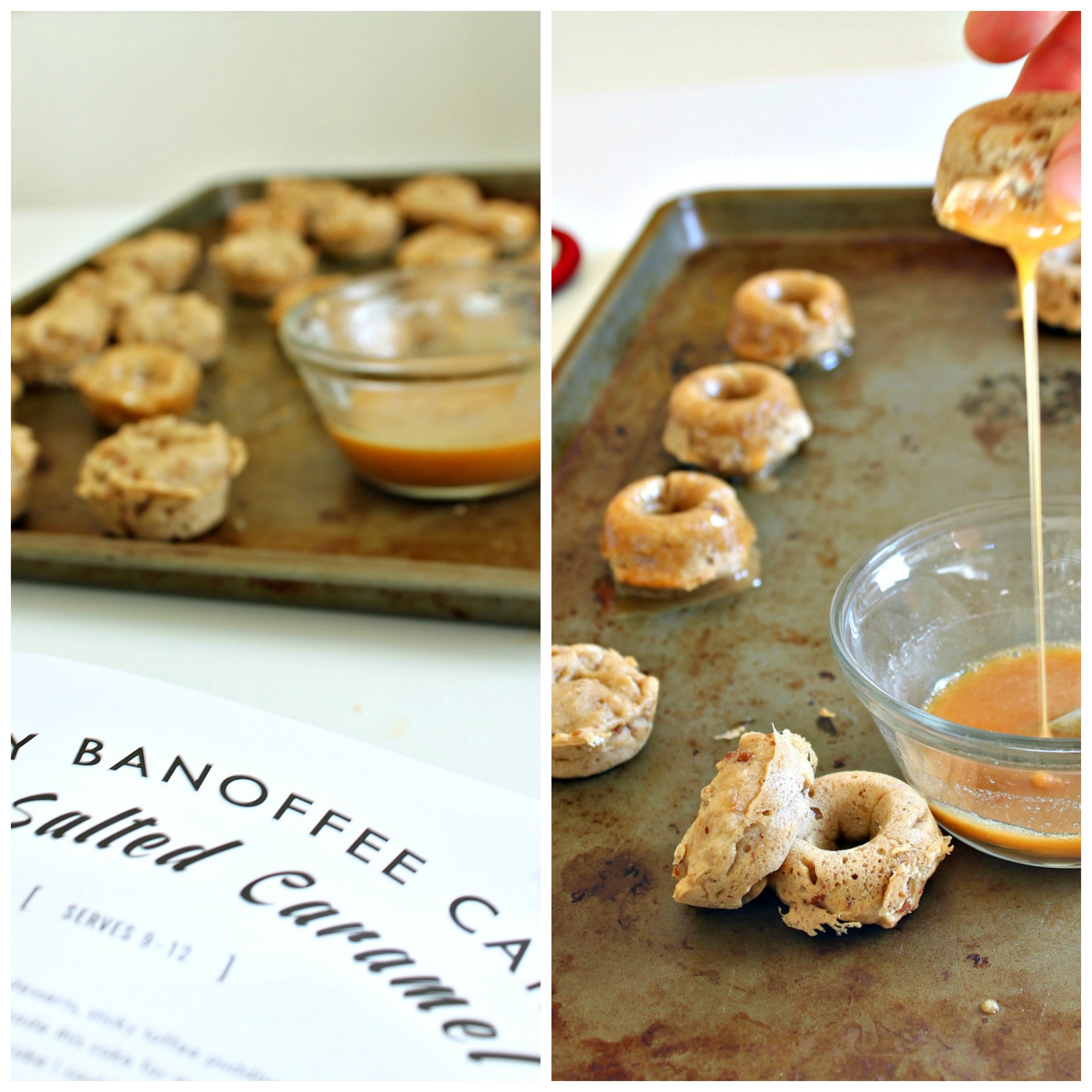 Mini Samoas Sticky Banoffee Cake Donuts {+ topwithcinnamon cookbook ...